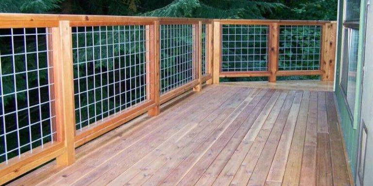 Hog Wire Deck Railing Reviews, Installation and Cost